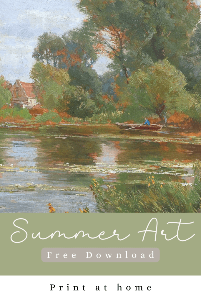 Free Summer Vintage Art Prints: Seven - 8"x10" Summer Themed Art Prints ...