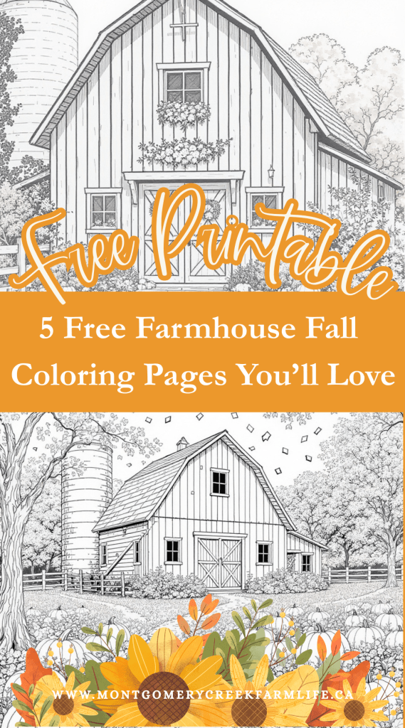 5 Free Farmhouse Fall Coloring Pages – Cozy Up with These Printable ...